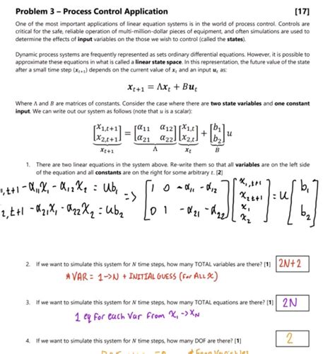Solved Problem 3 Process Control Application 17 One Of