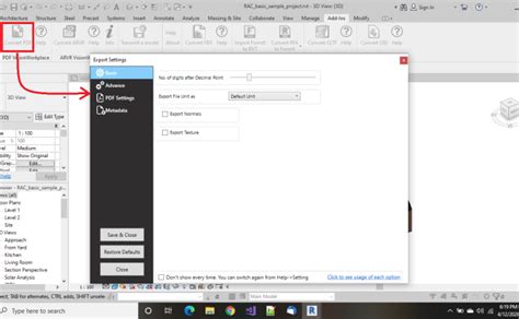 Convert Or Export Autodesk Revit File To 3d Pdf File Vision Workplace