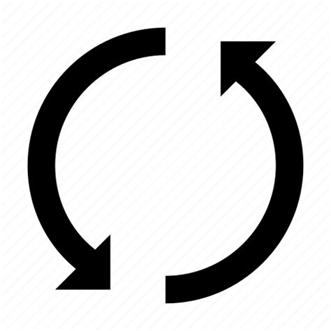 Rotating Circular Arrow Symbol In A Circle Svg Png Icon