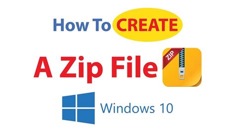 How To Create Zip File On Windows Youtube