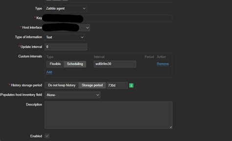 Custom Interval In Zabbix Items Zabbix Forums
