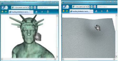 A An Ancient World Rendered On The Haptic Enabled Web Browser