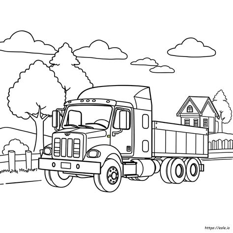 Free Printable Big Truck Coloring Pages