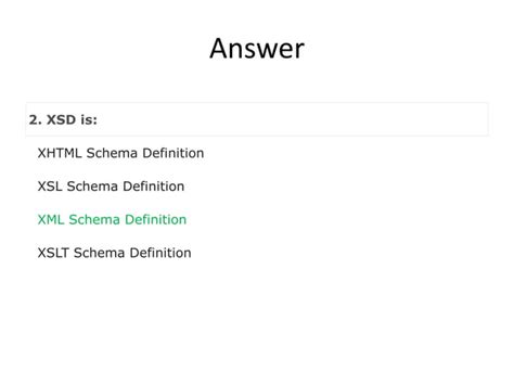 Service Oriented Architecture Unit 1 Xml Schema Ppt