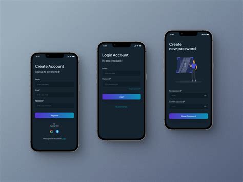 Login Screen Mobile App On Behance