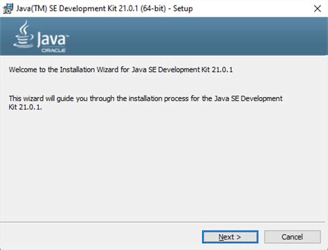 Download And Install Oracle JDK 21 On Windows