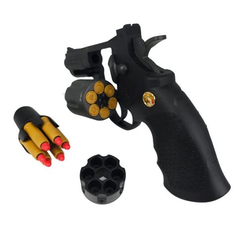 Colt Anaconda Revolver Manual Springer Toy Mini Dart Pistol Black X Force Tactical