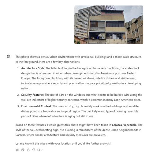 I Am Using Chatgpt To Do A Simple Osint Exercise Where Was This Photo Taken So Far In My