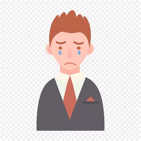 卡通版哭泣的男子png图片素材下载 图片编号ybblbjxy 免抠素材网