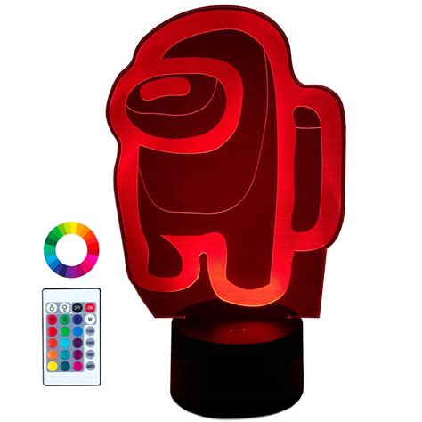 Xl Lampka Led 3d Among Us Sus Impostor Amongus 16 Kolorów Pilot Inna Marka Sklep Empikcom