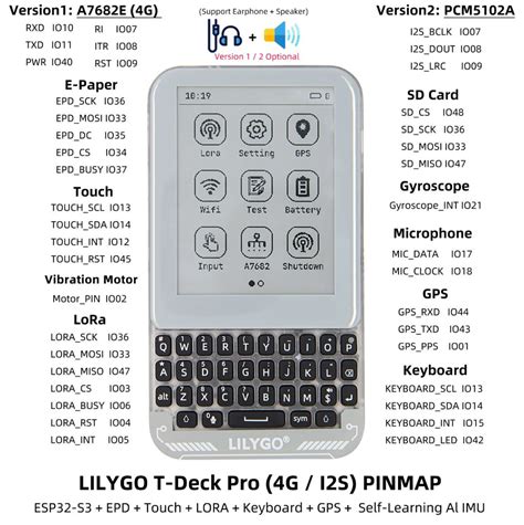 LILYGO T Deck Pro Offers E Paper Display With Configurable G And Voice Options LILYGO T Deck Pro Offers E Paper Display With Configurable G And Voice Options