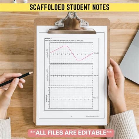Kinematics Motion Graphs Ii Ppt Lesson And Review Handout Hs Physics