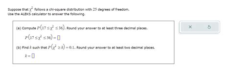 Solved Suppose That χ2 Follows A Chi Square Distribution