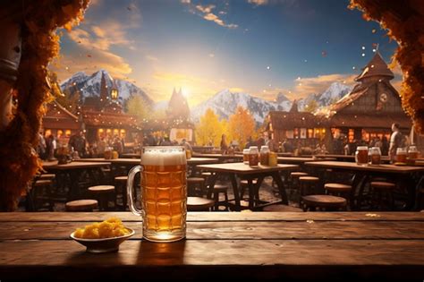 Premium Ai Image Oktoberfest Background
