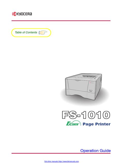 Kyocera Fs 1010 Pdf Printer Computing License