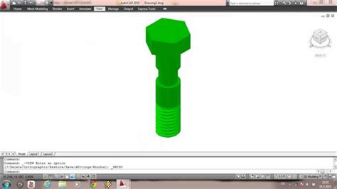 Autolisp Routine For 3d Thread Youtube