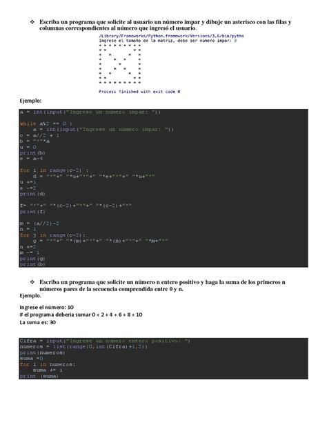 Ejercicios Programación Pdf Índice De Masa Corporal Notación