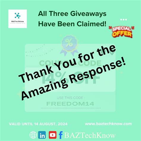 Baztechknow On Linkedin Baztechknow Baz Giveaways Discounts Learning Innovation Staytuned