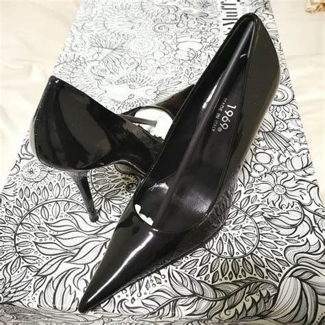 Negotiable Need To Clear 1969 Italian Shiny Black Patent Leather Pumps Stiletto High Heels