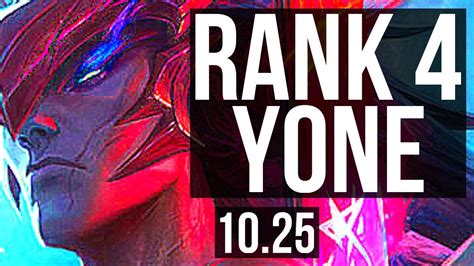 Yone Vs Riven Top Rank 4 Yone 73 Winrate 6 Solo Kills 812