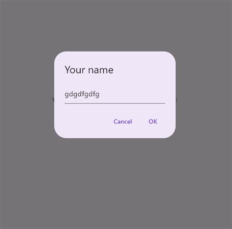 `textfield onsubmitted` not called when embeded inside an `alertdialog