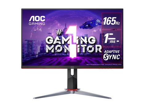 AOC 27G2SP 27 IPS FHD Adaptive Sync 1ms 165Hz 1A2H1DP Borderless Height Adjustable Stand