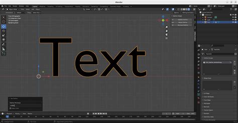 Add Stroke To Text Modeling Blender Artists Community