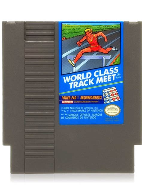 World Class Track Meet Nes Nintendo Game Pjs Games
