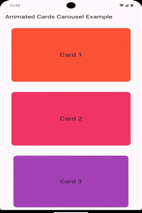 Animatedcardscarousel Flutter Package