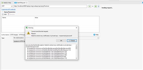 curity keystoreexception failed to extract any certificates or