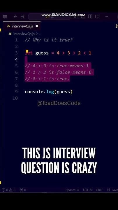 😘😘 breaking down the last javascript interview question shorts javascript programming coding