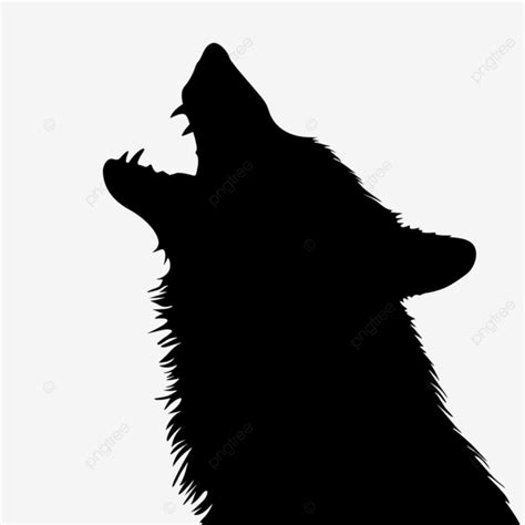 Silhouettes Of A Wild Wolf Silhouettes Of Howling Wolves Wolf Muzzle