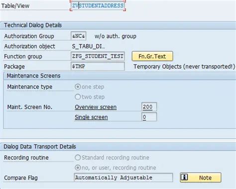 SAP View Cluster Example SAP Integration Hub