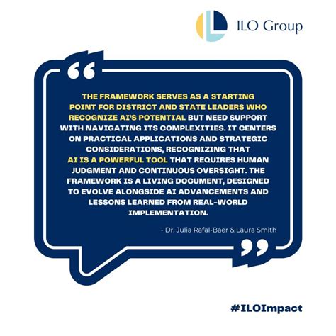Ilos Framework For Ai In K 12 Education Ilo Group Posted On The
