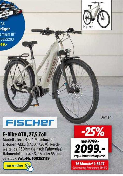 Fischer E Bike Atb 27 5 Zoll Angebot Bei Lidl 1prospekte De