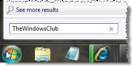 Add Search The Internet Link To Windows Start Menu