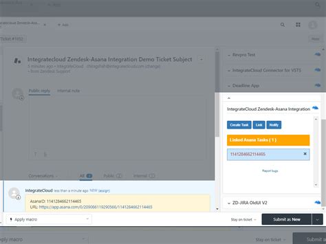asana integration by integratecloud app integration with zendesk support