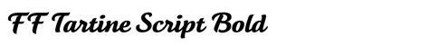 Ff Tartine Script Font Webfont And Desktop Myfonts