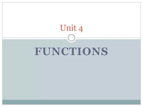 Functions Pptx