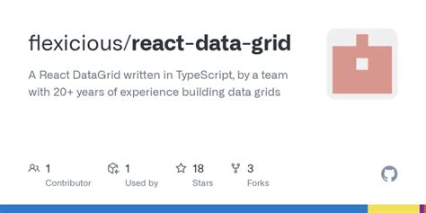 Github Flexiciousreact Data Grid A React Datagrid Written In