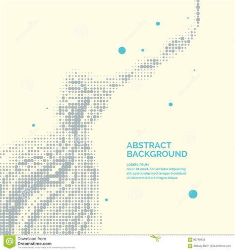 Vector Abstract Background With A Colored Dynamic Waves Line And