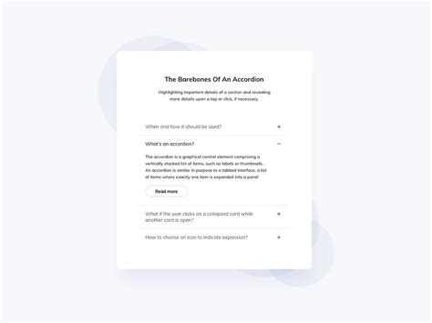 Accordion Ui Designs Themes Templates And Downloadable Graphic Elements On Dribbble