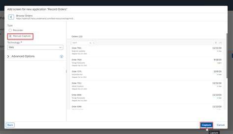 Capture Orders Management Web Application Sap Tutorials