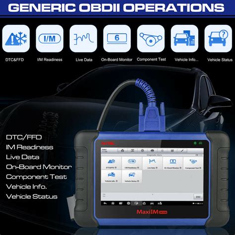 Autel Maxiim Im508 Key Programming Immo Tool Obd2 Diagnostic Scanner