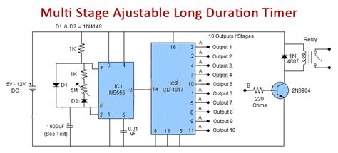 Long Delay Timer Circuit Diagram Circuit Diagram