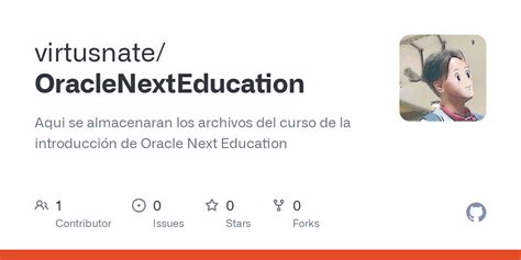 Github Virtusnateoraclenexteducation Aqui Se Almacenaran Los