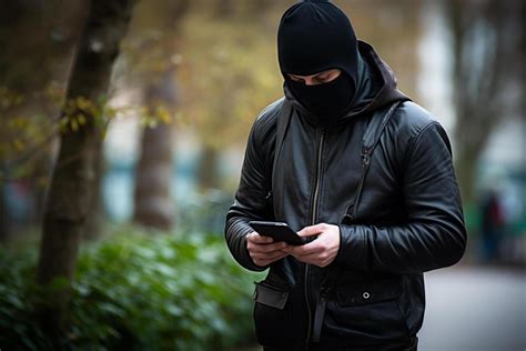 Ai Generated Hacker Hacking The Phone Systems Bokeh Style Background