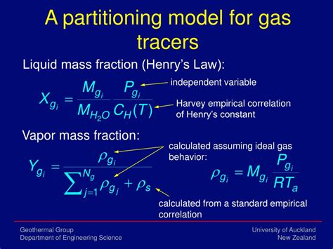 Ppt Computer Modelling Of Gas And Liquid Tracers In Geothermal