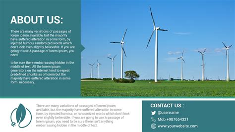 Ecological Powerpoint Presentation Template Presentation Templates