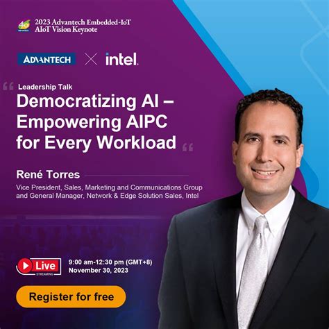 Advantech On Linkedin Ai Intel Advantech Embeddediot Aiot Innovation Savethedate…